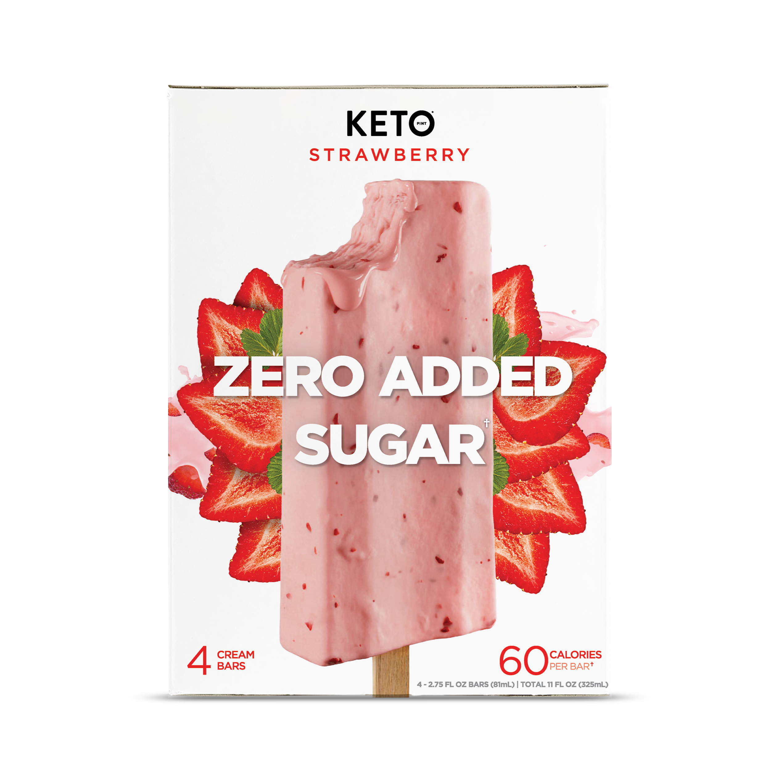 Zero Added Sugar Ice Cream Bars - Vanilla Crunch